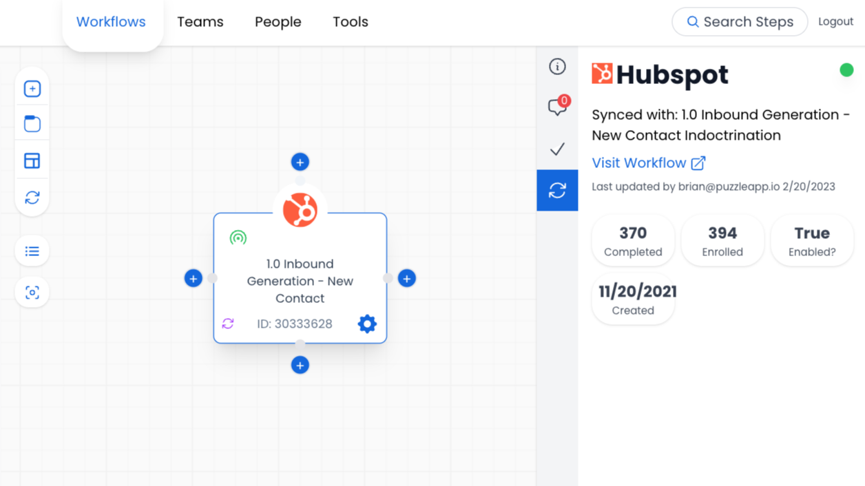 Puzzle HubSpot Integration | Connect Them Today